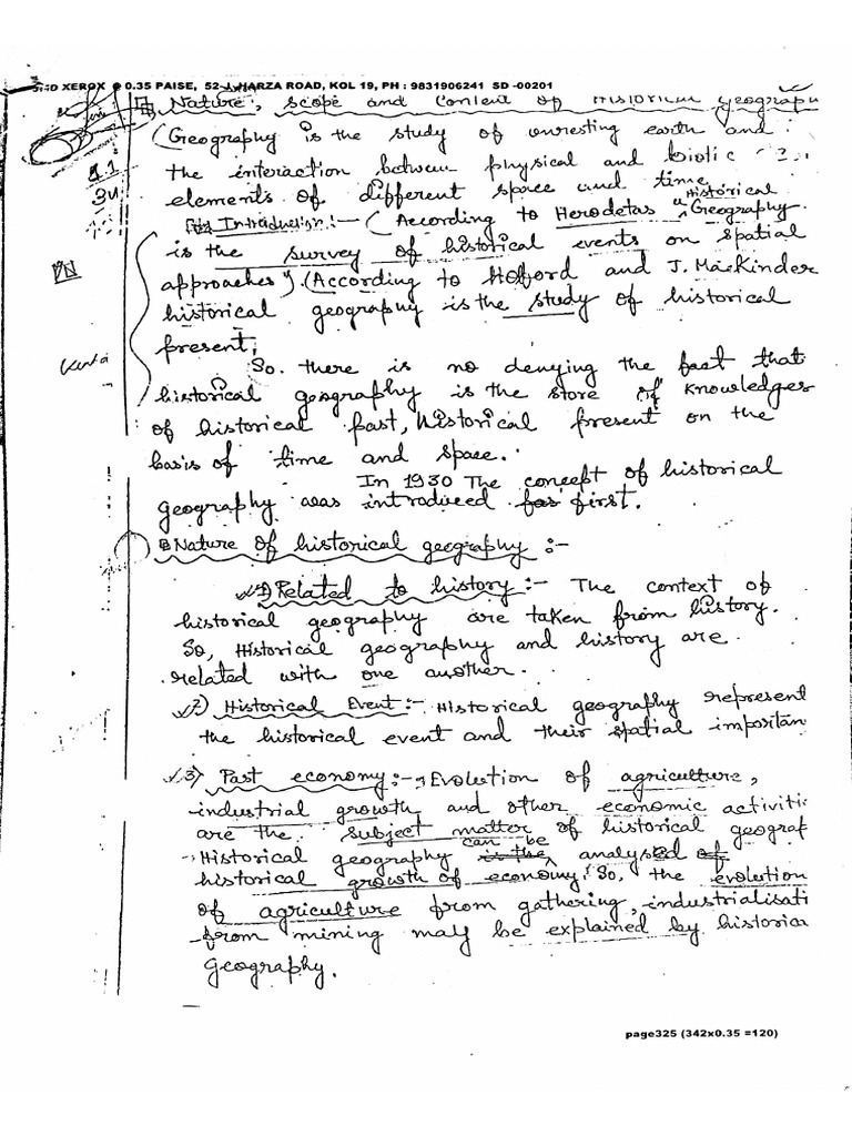 Historical Geography. | PDF