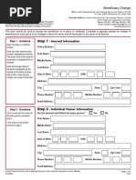 Athene Beneficiary Change Form | PDF | Social Security (United States ...