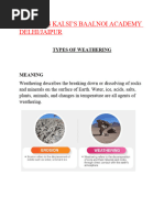 Classification of Mass Movement Types | PDF