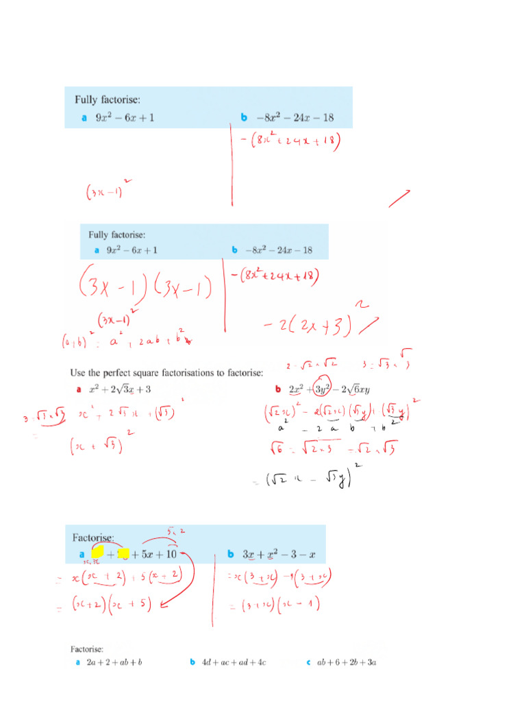 Algebra 2 Answer Key | PDF