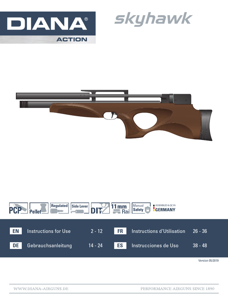Anleitung Skyhawk Web | PDF | Gun Barrel | Trigger (Firearms)