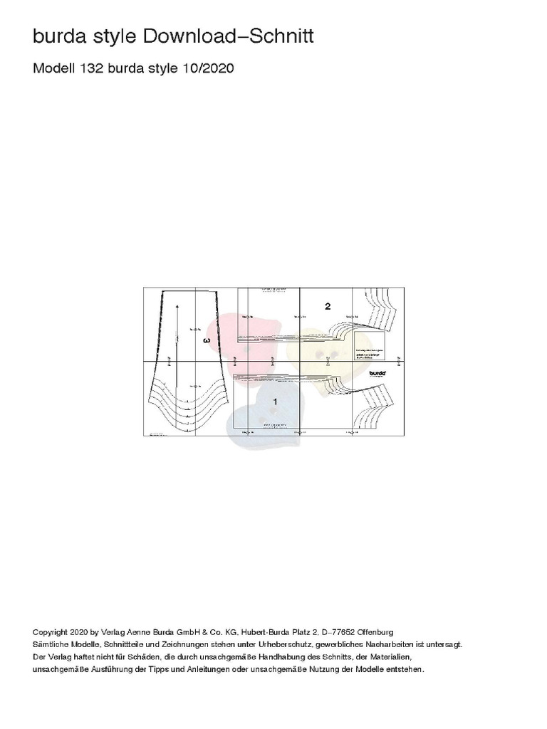 BURDA 132 Kid - 116-140cm Áo Cao C | PDF