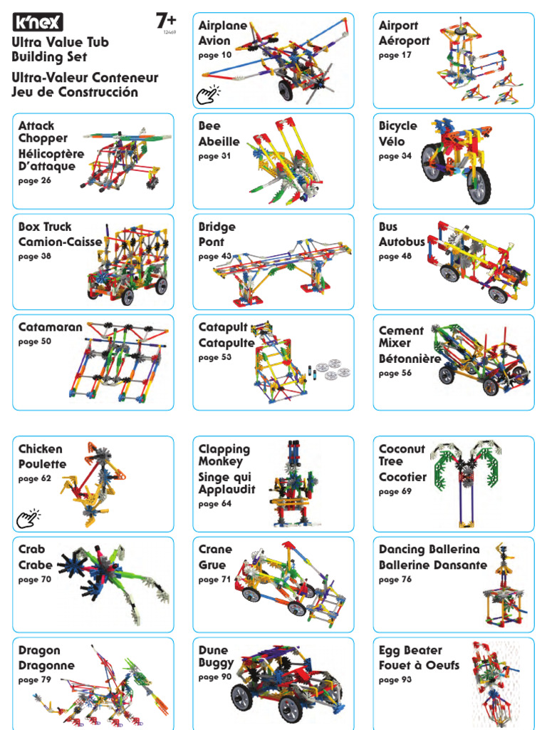 K Nex Plan De Construction Gratuit