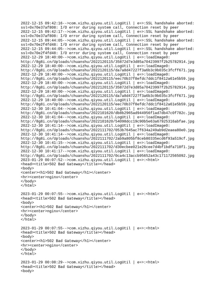 Log Errrrrrrrrr | PDF | Internet Protocols | Computing