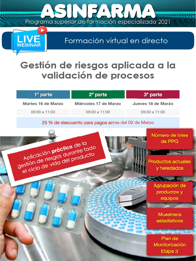 AdR Validación Procesos | PDF | Farmacia | Ingeniería