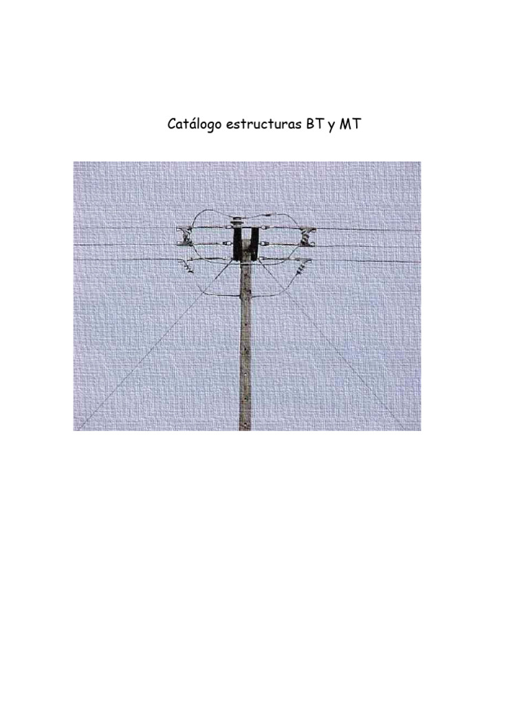 Catalogo Estructuras BT y MT Frontel | PDF | Tornillo | Cantidades fisicas