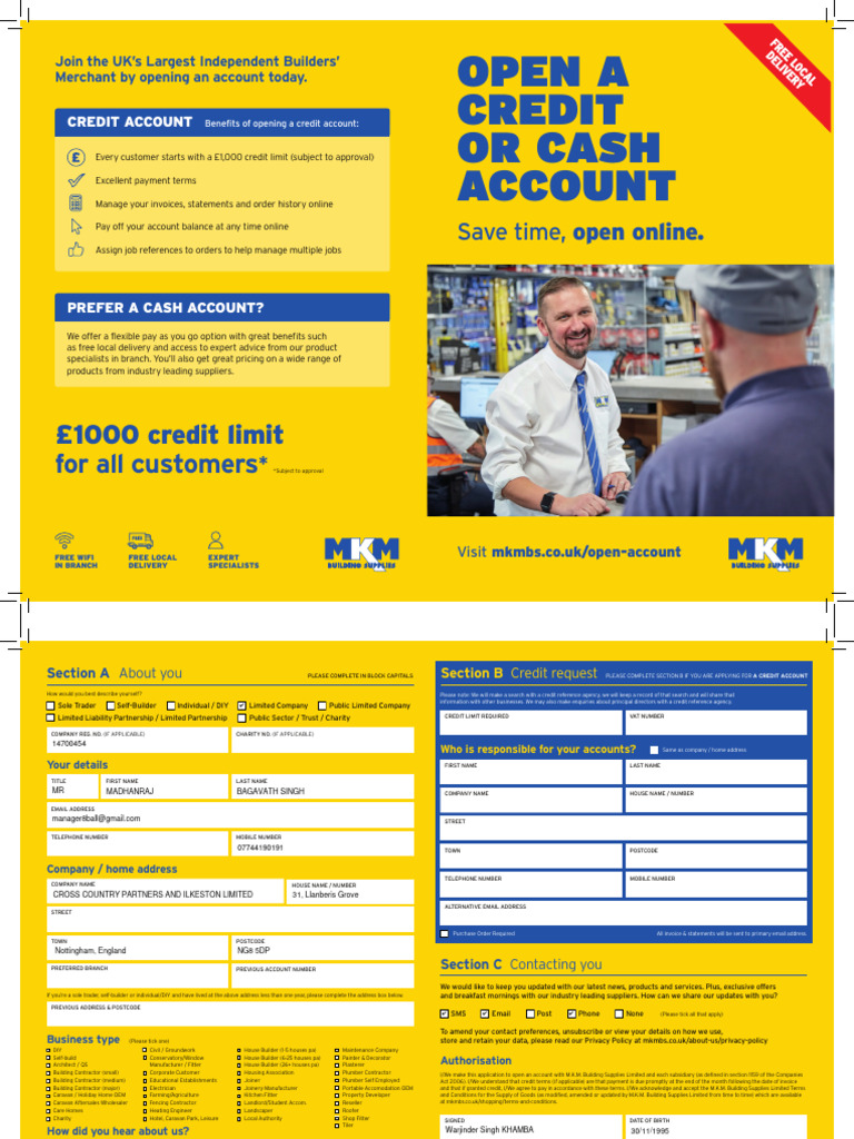 Application Form - Editable Digital Version | PDF | Credit Card | Service Industries