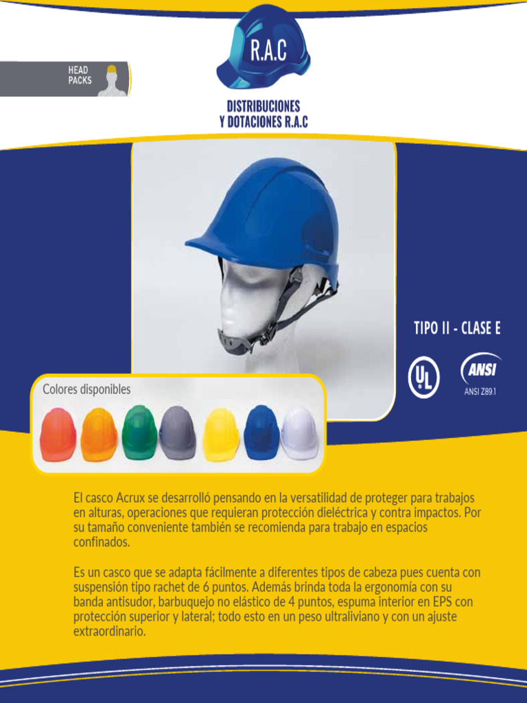 Casco Con Barbuquejo Tipo 2 Pdf