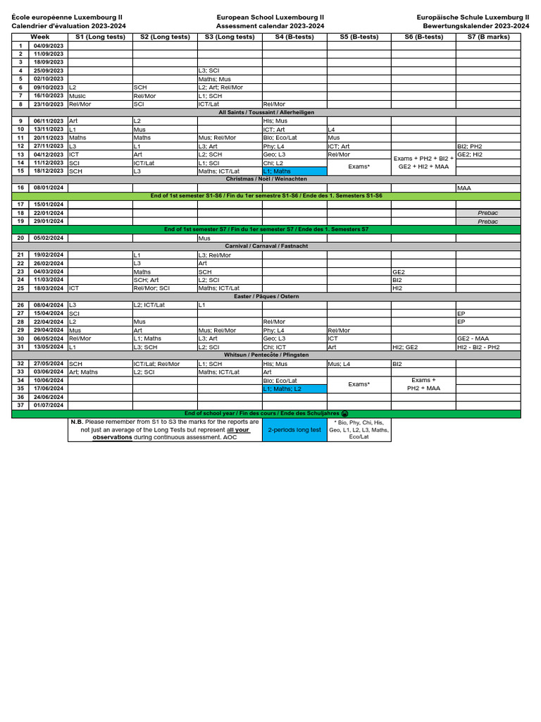 Assessment Calendar 2023-2024_v6 | PDF