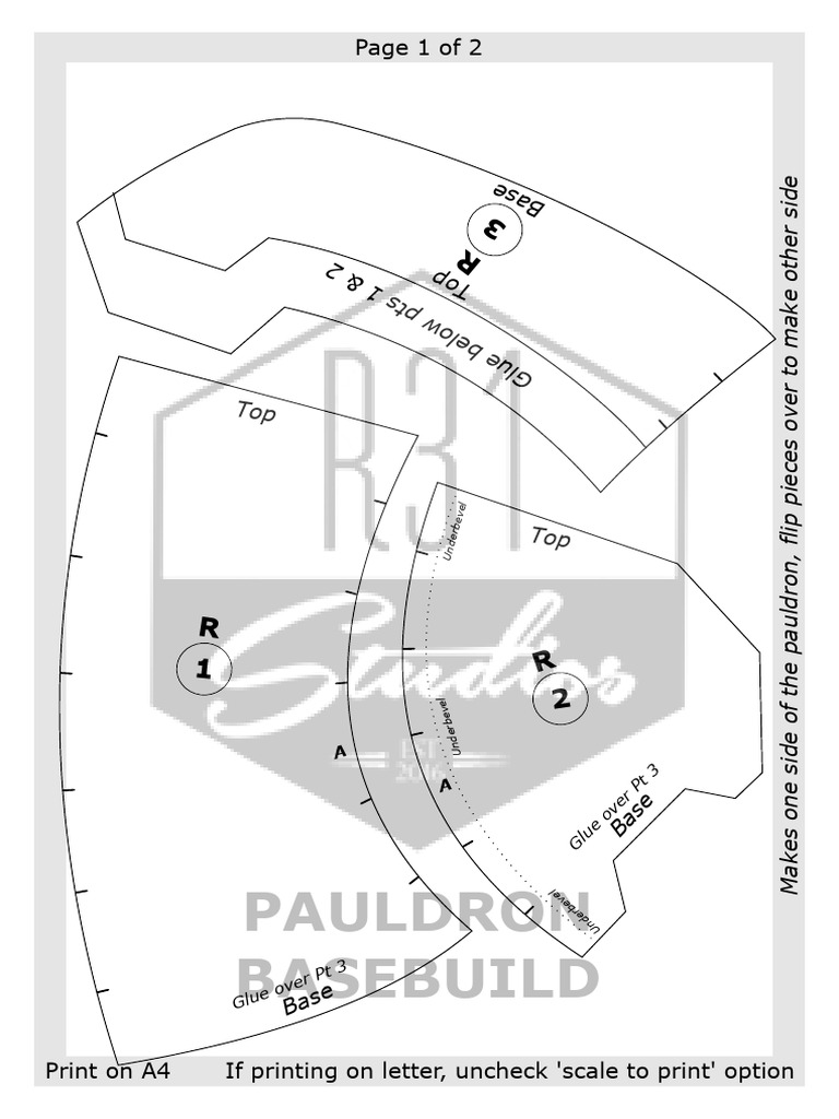 R31 Pauldron Basebuild | PDF