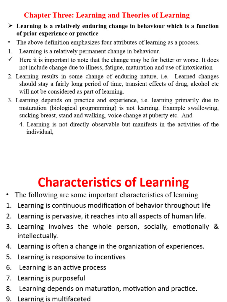 Learning | PDF | Classical Conditioning | Reinforcement