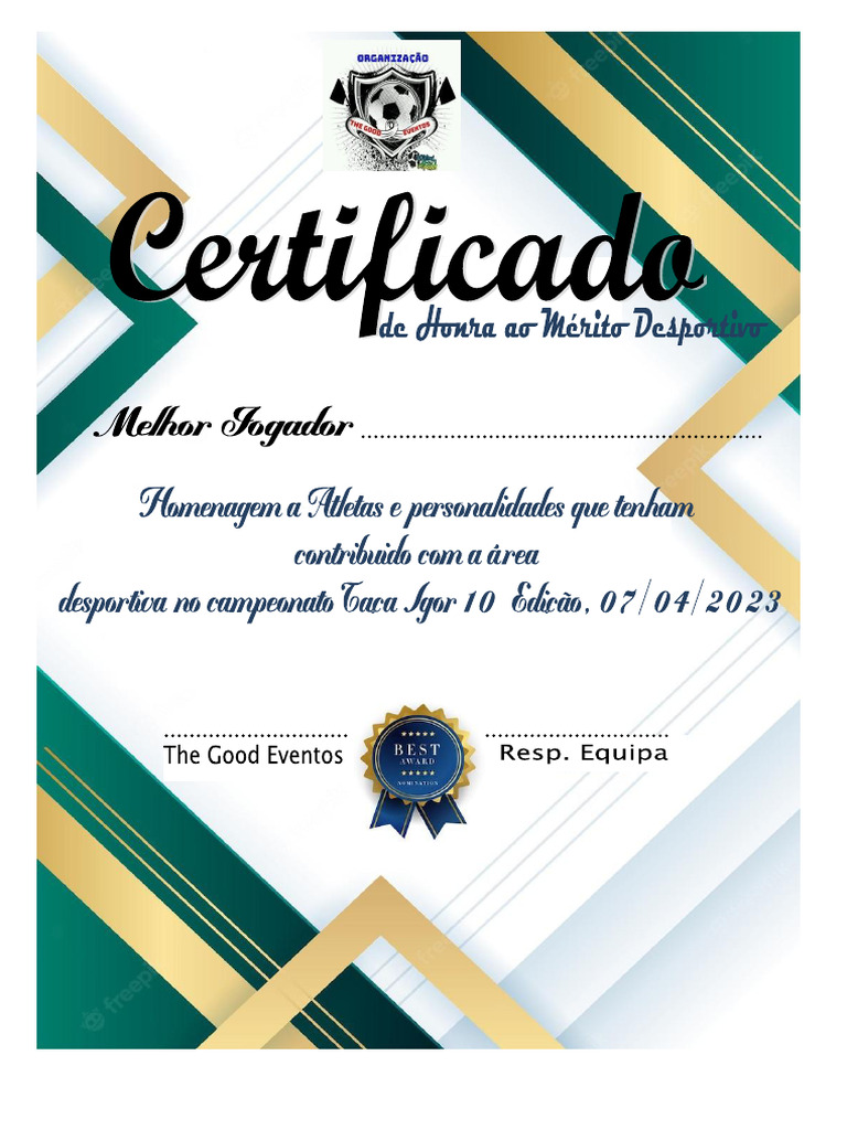 Certificado Matengo | PDF