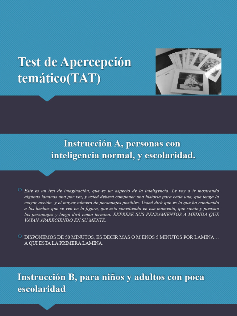 Test de Apercepción Temática: Interpretación y Análisis | PDF | Hombre ...