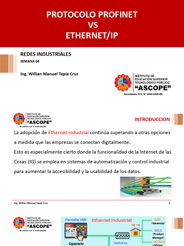 Ethernet VS Profinet | PDF | Protocolos de internet | Red de computadoras