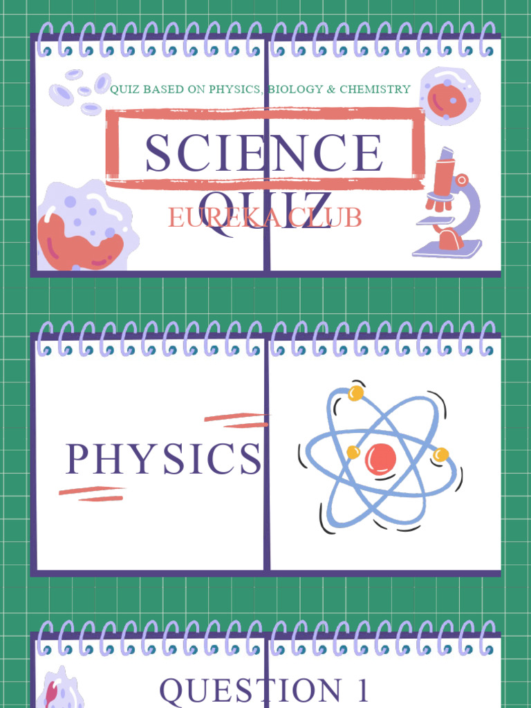 Science Quiz | PDF | Atomic Nucleus | Proton