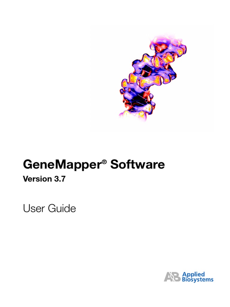 Gene Mapper Software v3.7 User Guide | Download Free PDF | Zygosity | Login