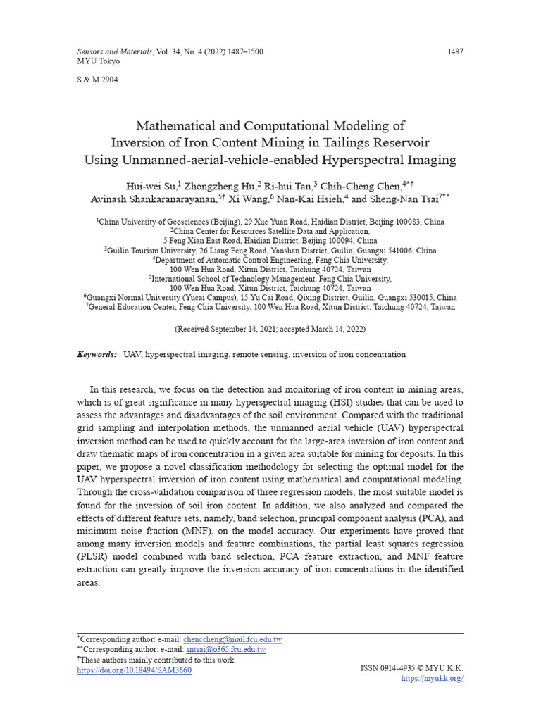 Paper 3 | PDF | Cross Validation (Statistics) | Principal Component ...