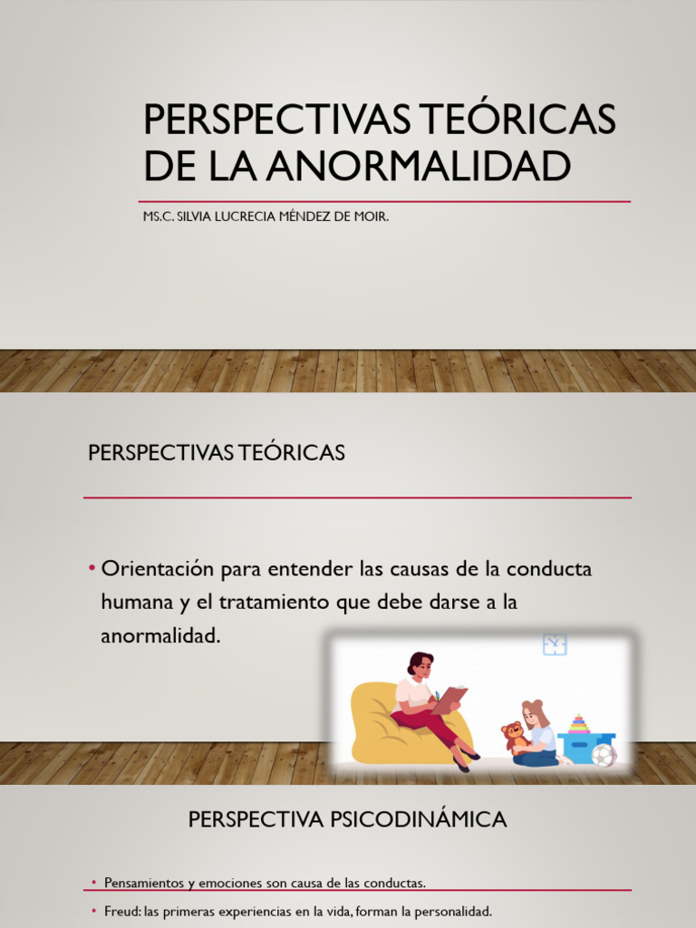 Perspectivas Teóricas de La Anormalidad | PDF | Serotonina | Psicoanálisis