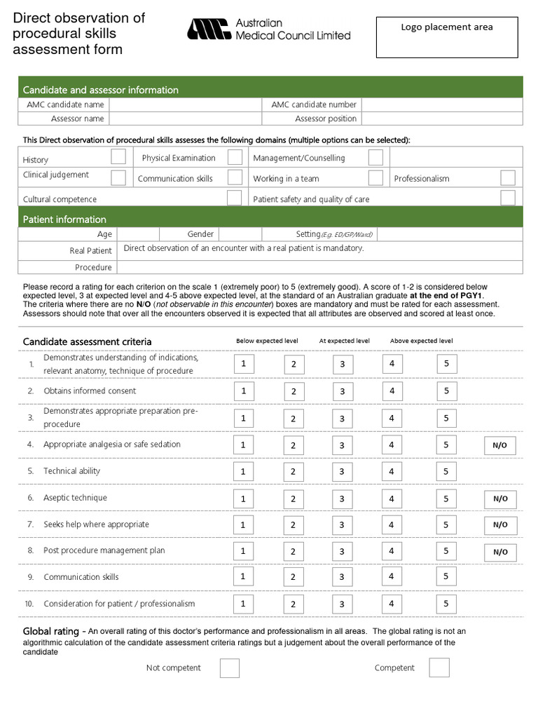 AMC DOPS Form Final Version | PDF | Informed Consent | Pain Management