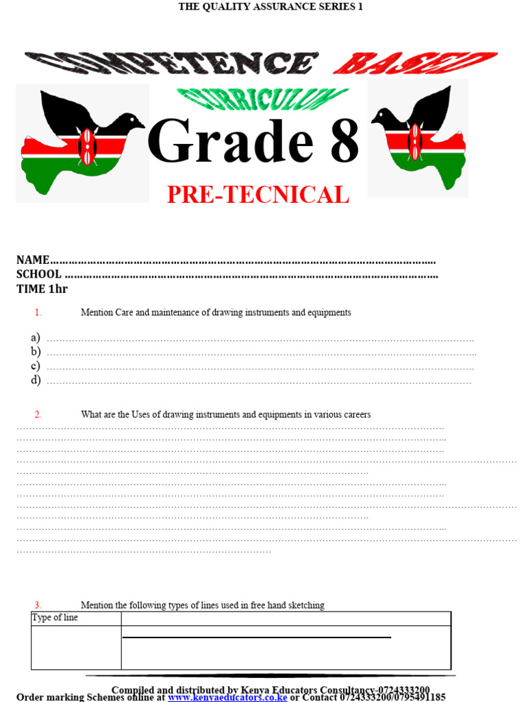 Grade 8 Pretechnical Qs | PDF | Renewable Resources | Renewable Energy