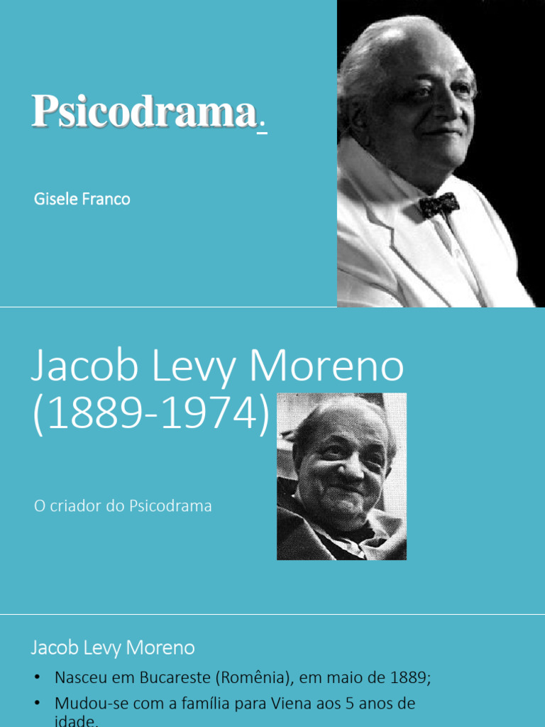 Slide 01 - Jacob Levy Moreno | PDF | Filosofia