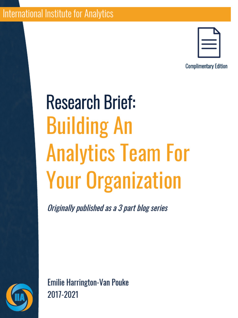 IIA_RB_Building_an_Analytics_Team_for_Your_Organization | Download Free ...