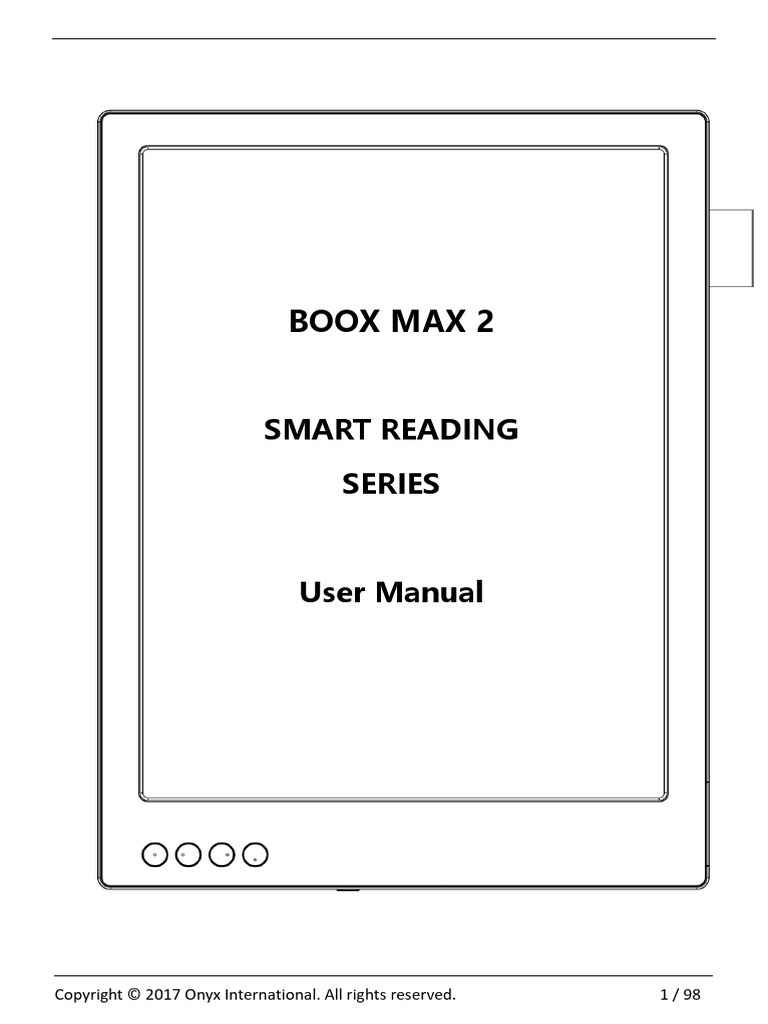 BOOX MAX 2 User Manual Guide | PDF | Computer File | Icon (Computing)