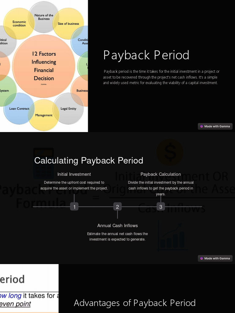 Payback Period - 211010030 | PDF | Net Present Value | Investing