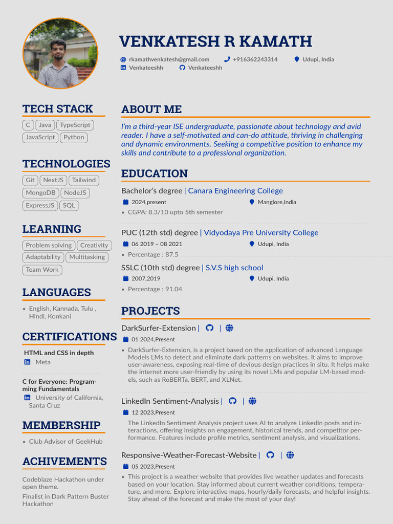 My CV | PDF | Computing