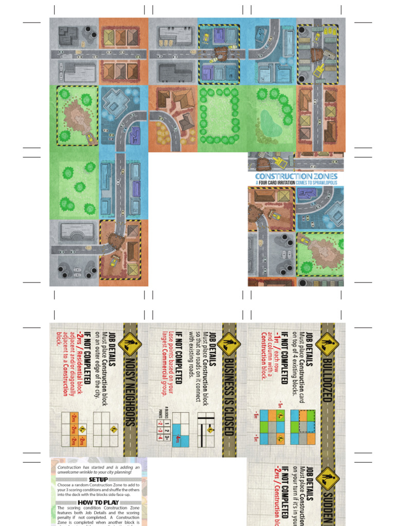 Sprawlopolis Construction | PDF