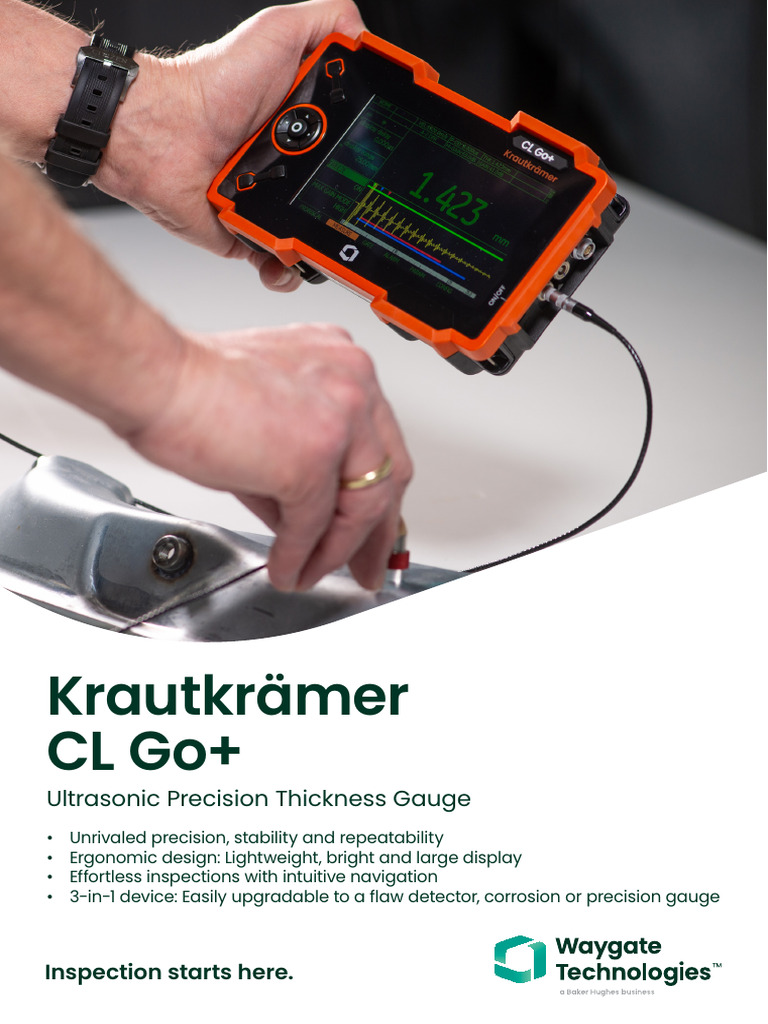 Krautkrämer CL Go+ Brochure - EN | PDF | Sheet Metal | Calibration