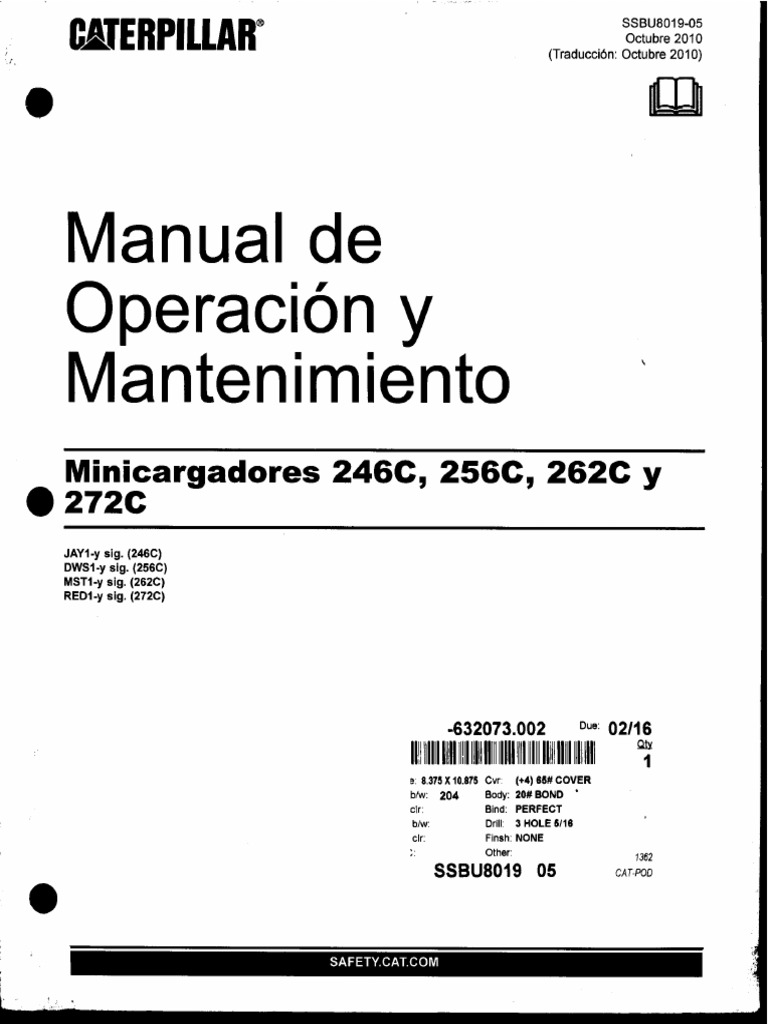 Manual Oym - 246c 256c 262c y 272c | PDF