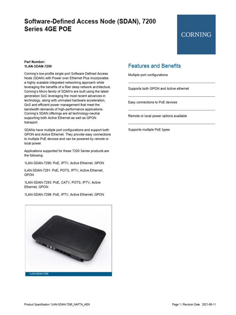 1lan-Sdan-7290 Nafta Aen | PDF | Computer Network | Ethernet