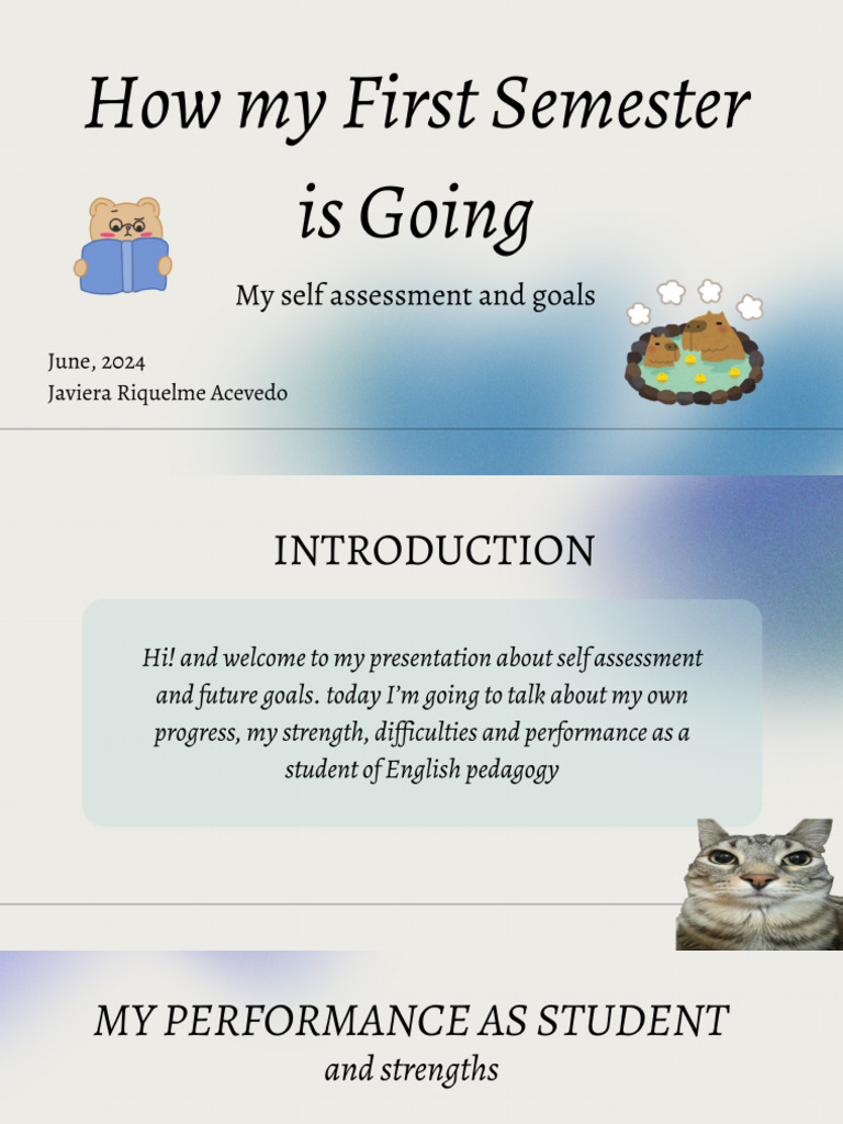 Self Assessment | PDF