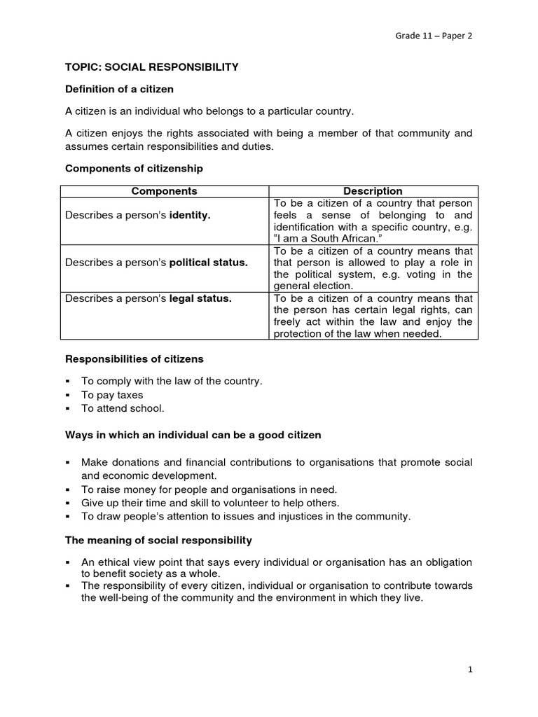 Topic 4 Updated Social Responsibility 2020 | Download Free PDF ...