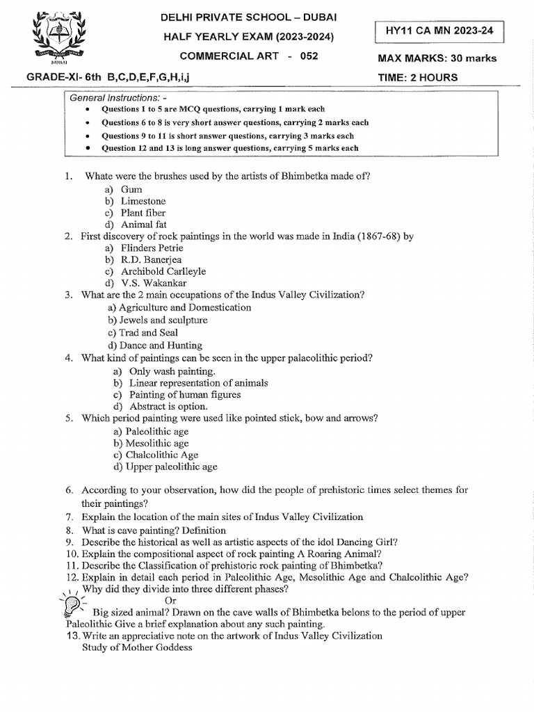 2023 24 Hye gr11 C.A | PDF
