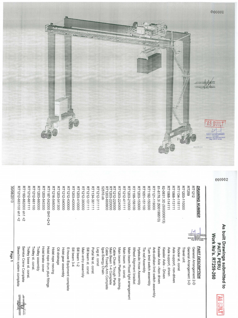 Planos Mecánicos RTG | PDF
