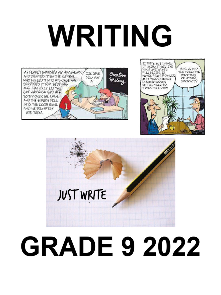 Grade 9 WRITING Resource Pack 2022 (1) | Download Free PDF | Essays ...