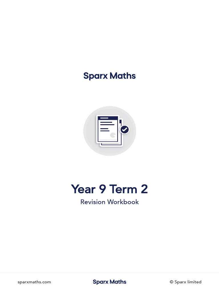 Year 9 Sparx Maths Revision Workbook | PDF | Speed | Triangle