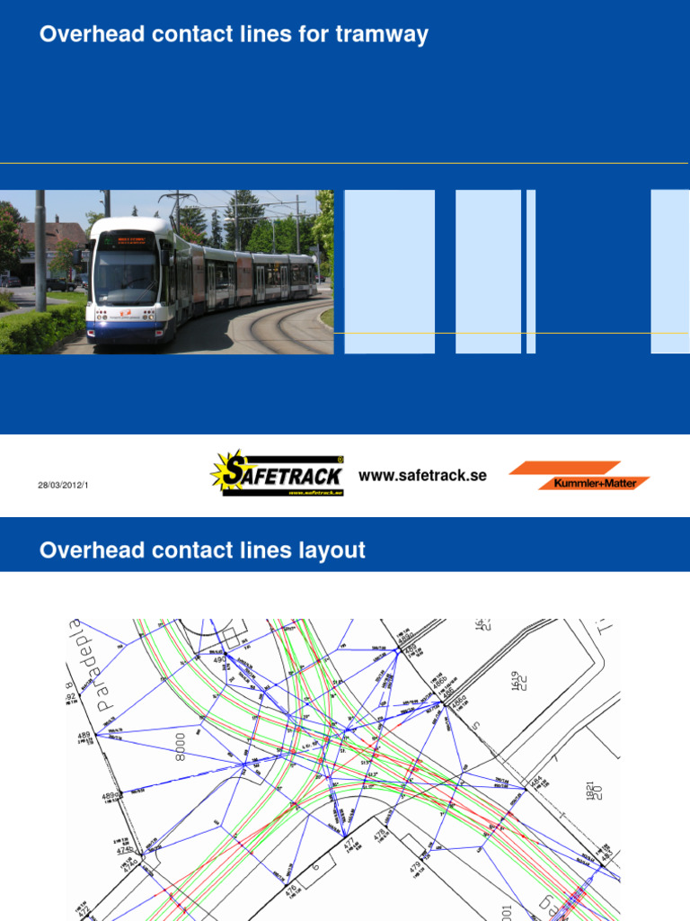 Overhead Contact Lines For Tramway Kummler - Matter - Safetrack | PDF ...