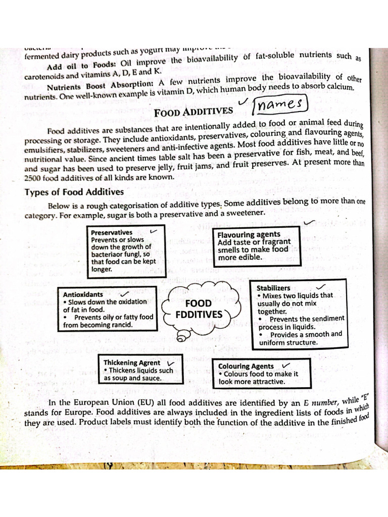 Food additives | PDF