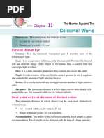 Class 10 Science Chapter 11 The Human Eye and The Colourful World Notes ...