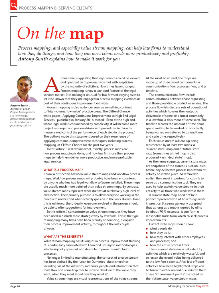 Legal Process Mapping | PDF | Lean Manufacturing | Map