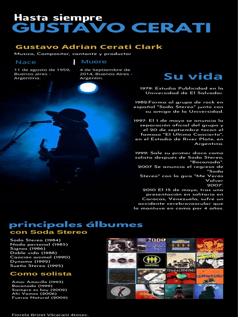 Infografia de Gus | PDF | Álbumes | Álbumes de rock