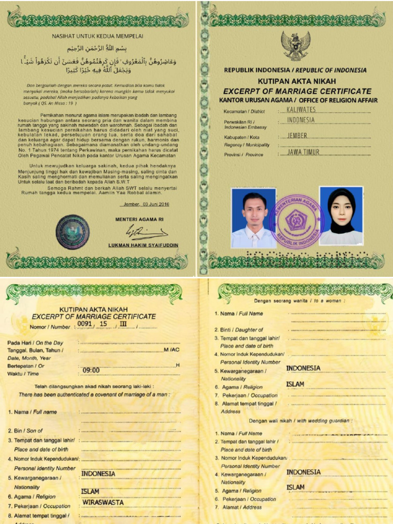 Buku Nikah | PDF