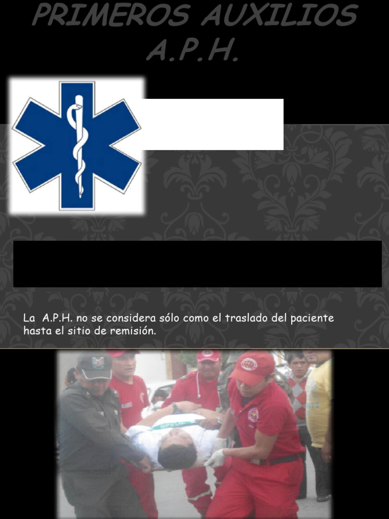 Primeros Auxilios Aph | PDF | Reanimación cardiopulmonar | Epilepsia