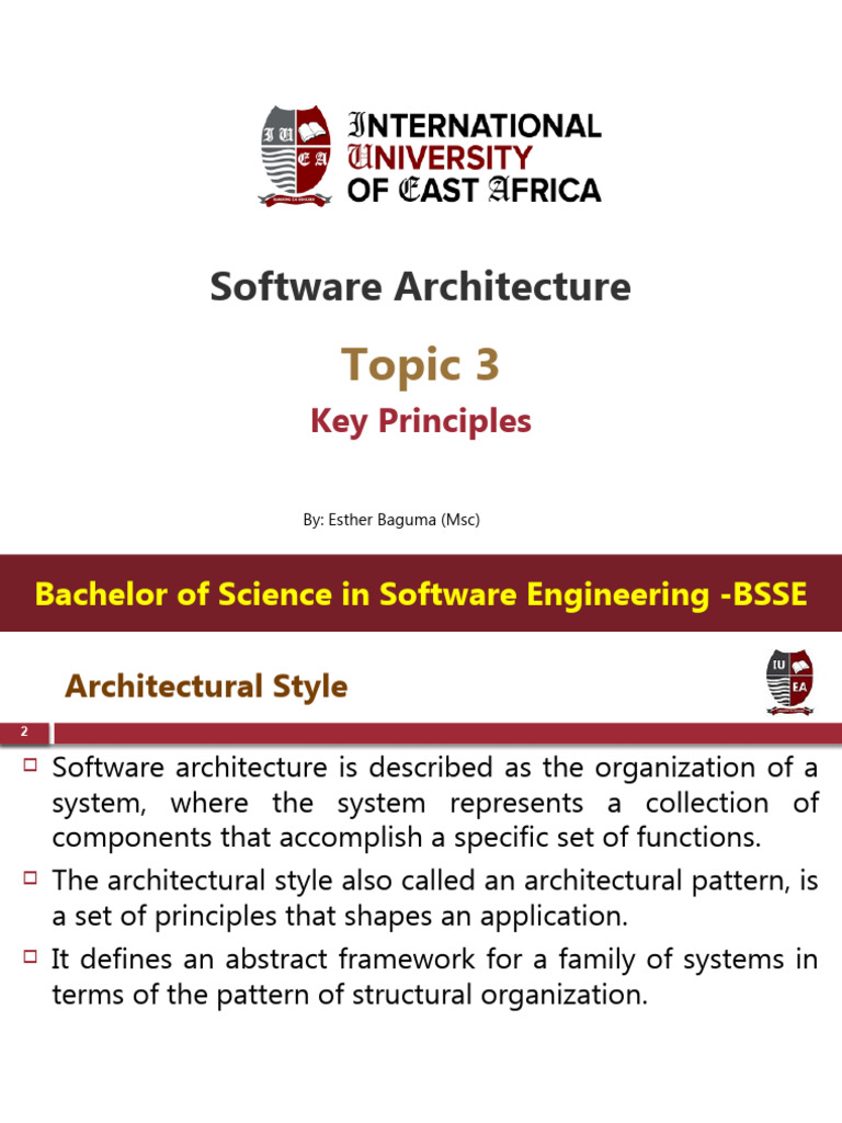 SARC Topic 3 - Key Principles | PDF | System | Computing