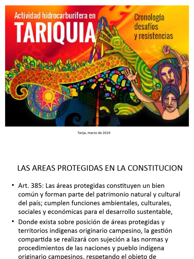 Actividad Hidrocarburífera en Tariquía. (CEBID) | PDF | Fauna | Bolivia