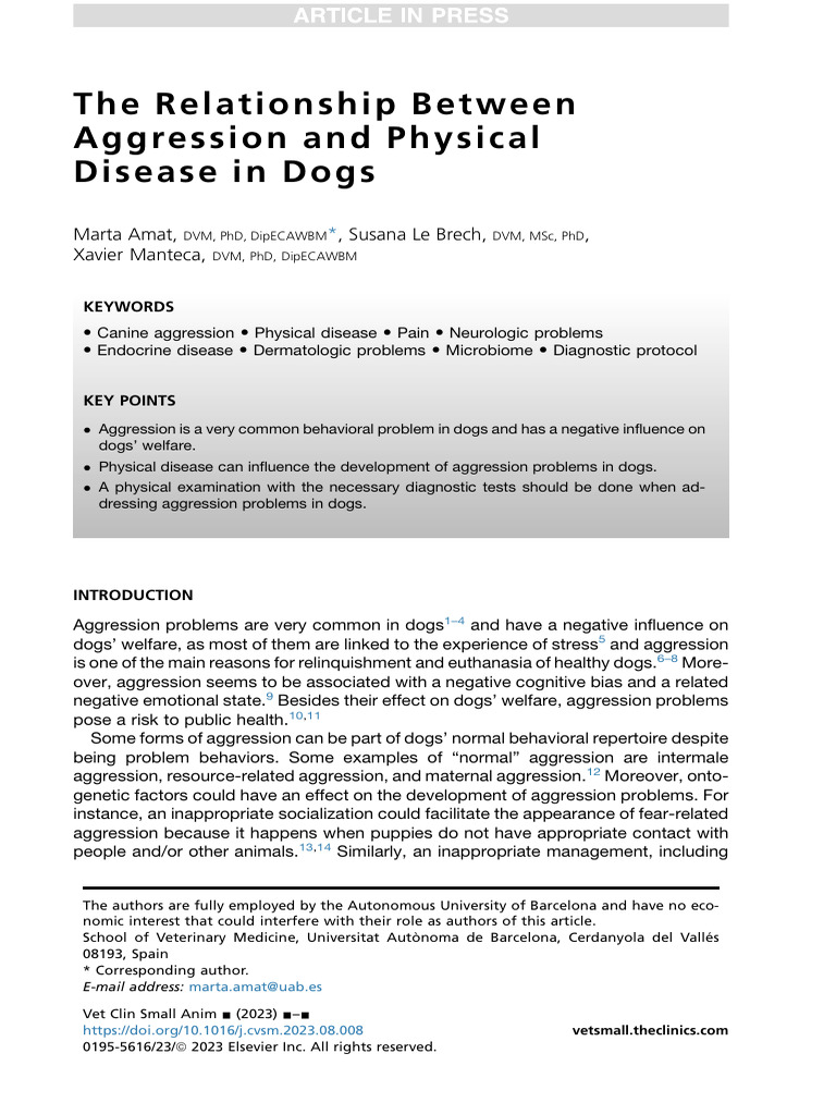 Aggression and Disease | PDF | Hypothyroidism | Aggression
