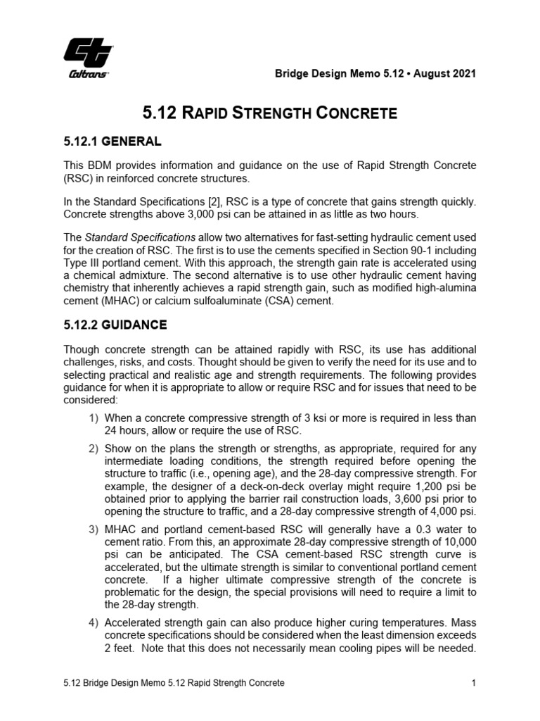 202108-bdm0512rapidstrengthconcrete-a11y | Download Free PDF | Concrete ...